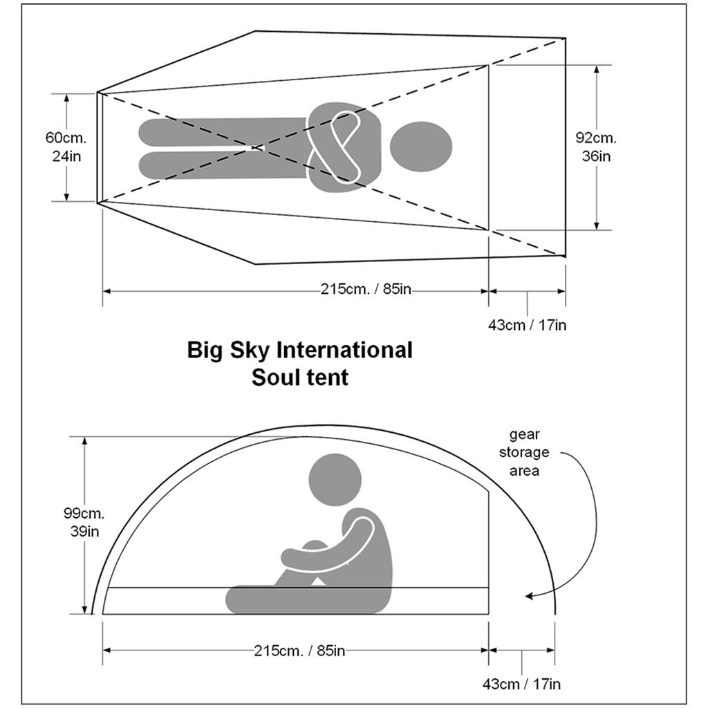 Big Sky Soul tent - Ultra Light Bargain and Bike Packing versions - Big ...